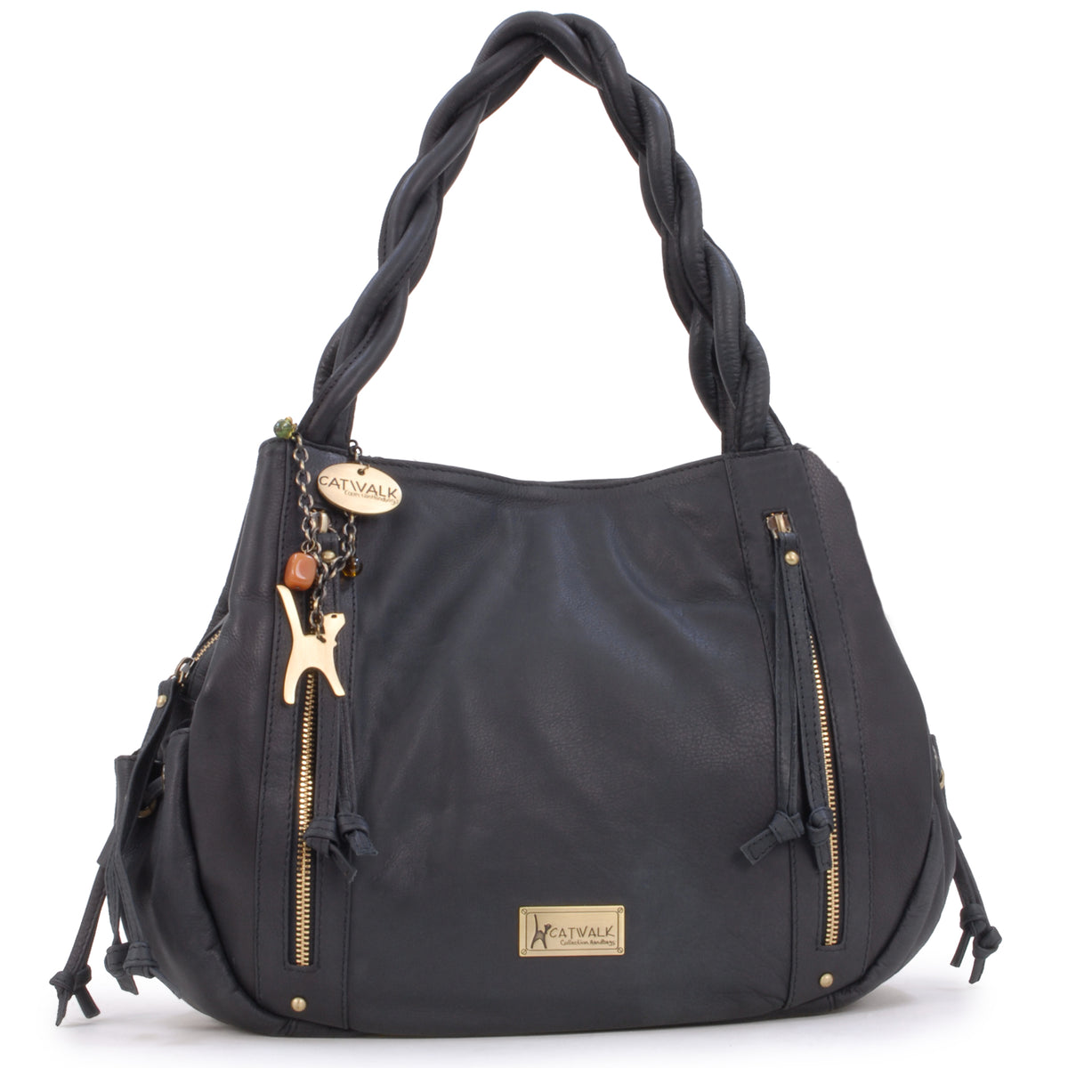 Leather Tote Shoulder Bag | Caz |Catwalk Collection Handbags – The Real ...