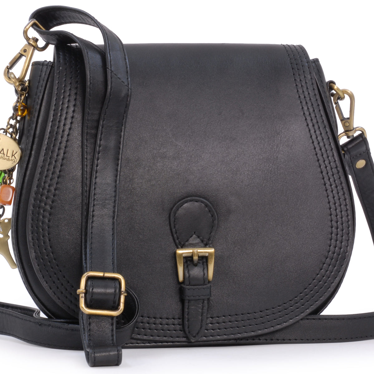 Leather Saddle Bag | Isabella | Catwalk Collection Handbags – The Real ...