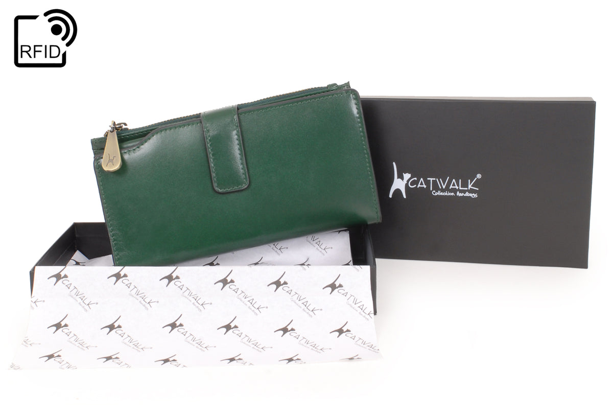 CATWALK COLLECTION HANDBAGS - Ladies Organiser Purse With Gift Box - R ...