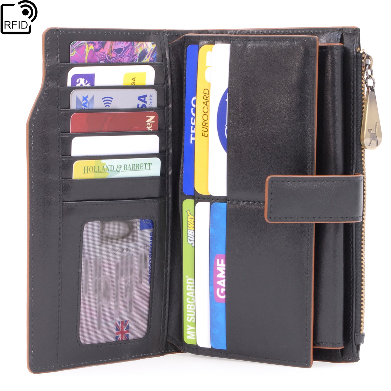 Women's Leather RFID Purses & Wallets | The Real Handbag Shop