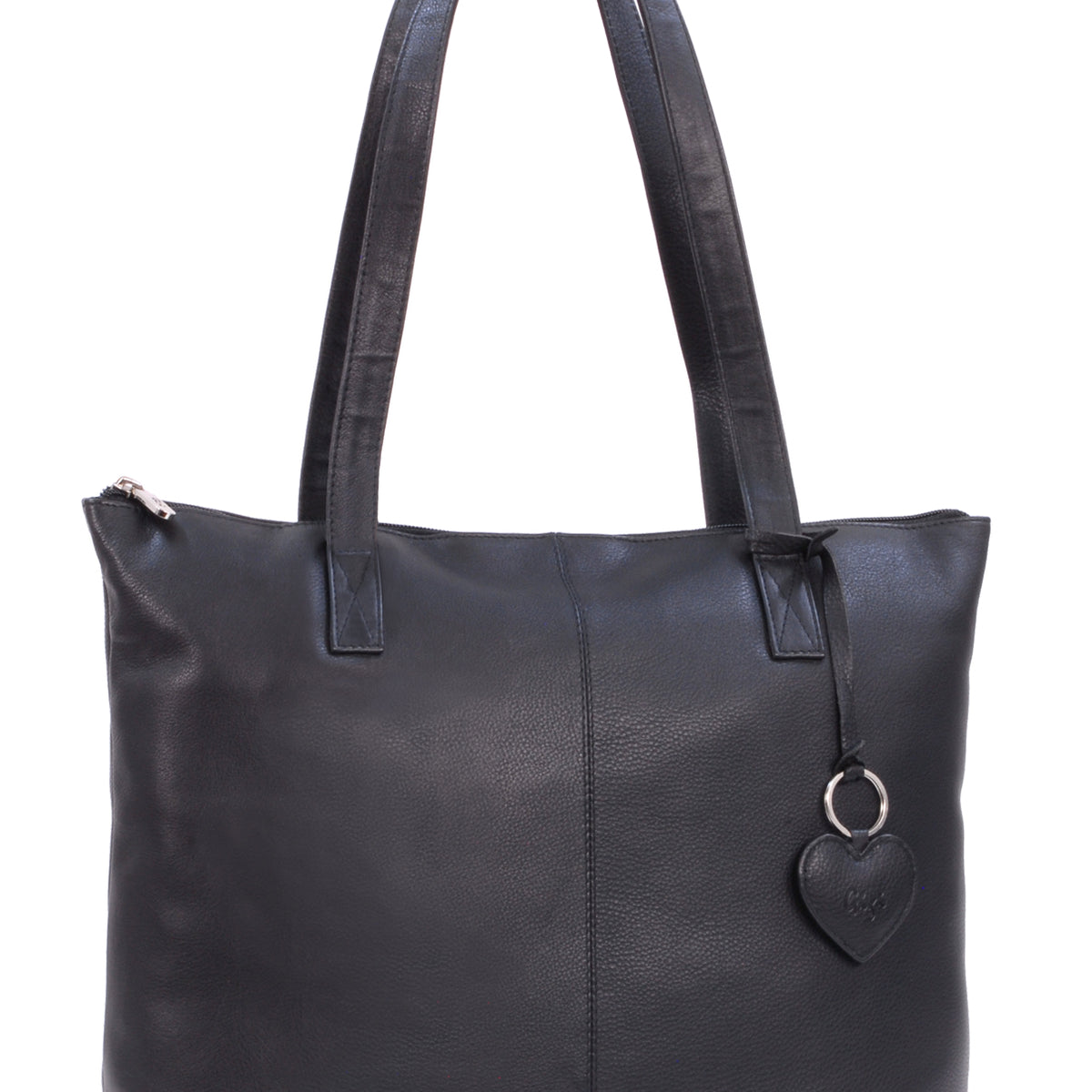 Women's Large Black Leather Tote | Othello 9101 | Gigi – The Real ...